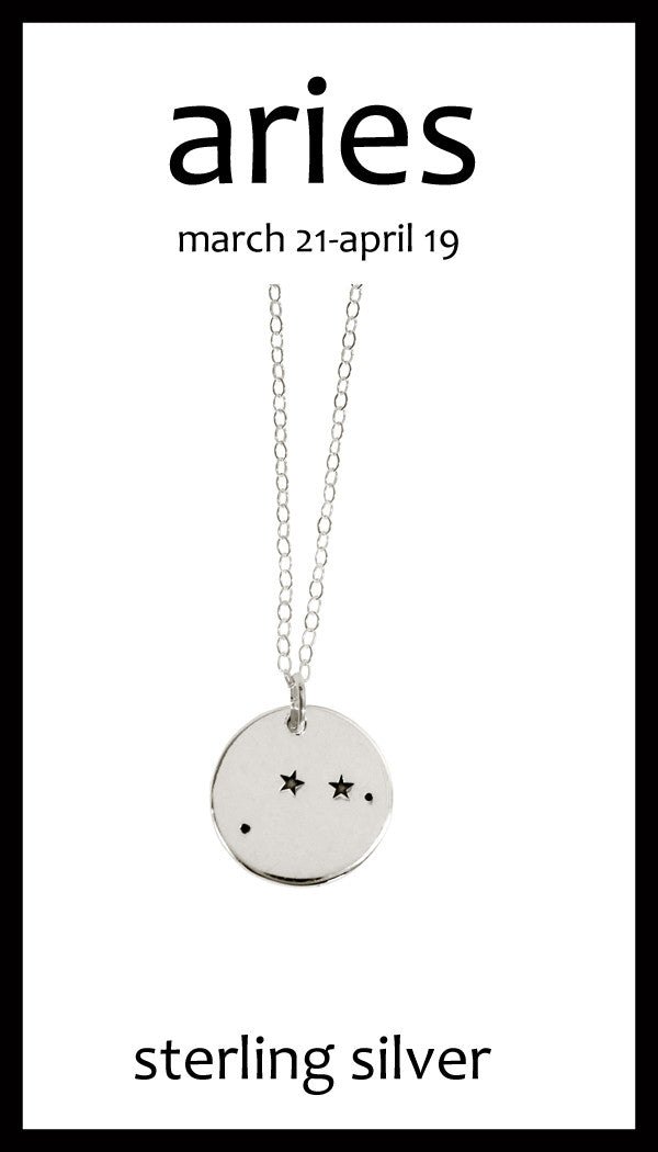Aries Zodiac Constellation Necklace – Jesse & Co